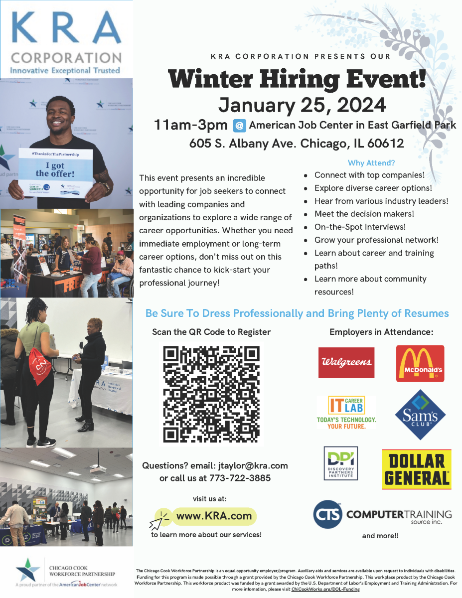 KRA Winter Hiring | Clerk of the Circuit Court of Cook County